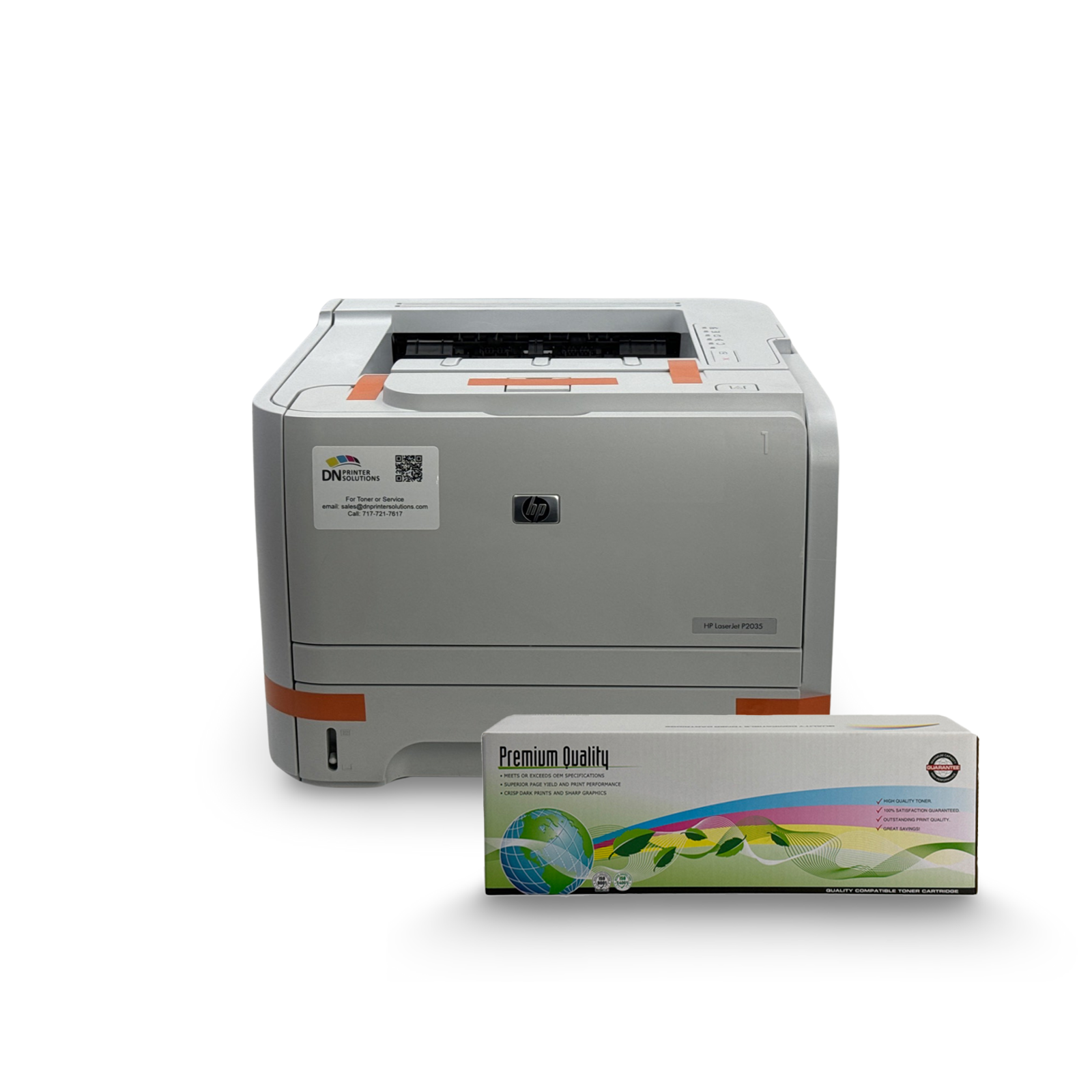 HP LaserJet P2035 Laser Printer CE461A Bundle with new Toner